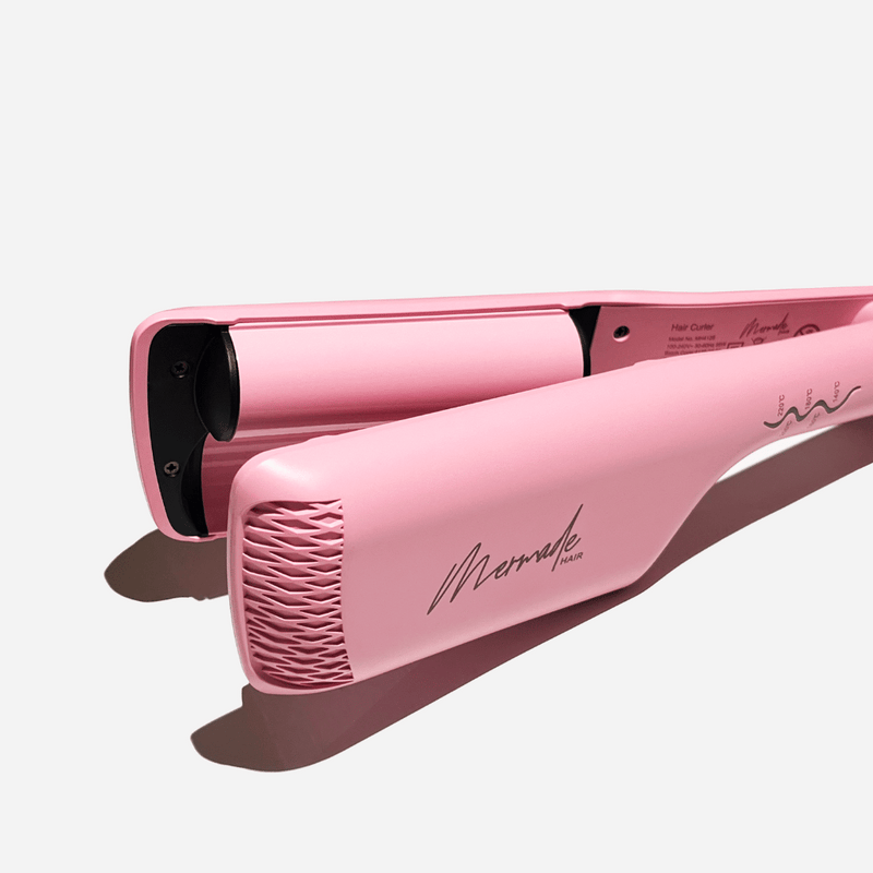 NEW 32mm Double Waver Max Pink - Mermade Hair