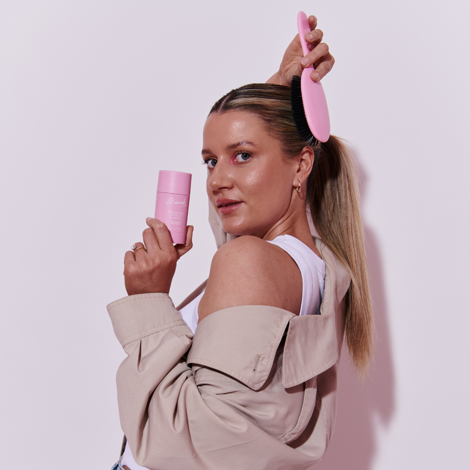 Mermade Wax Stick For Flawless Hair On The Fly Mermade Hair™